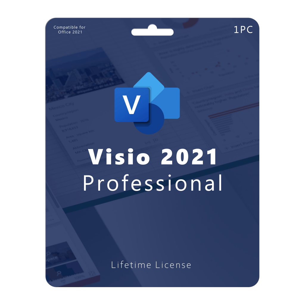 0728997036: Buy Microsoft Visio 2021 Professional (1PC) License -ESD in ...